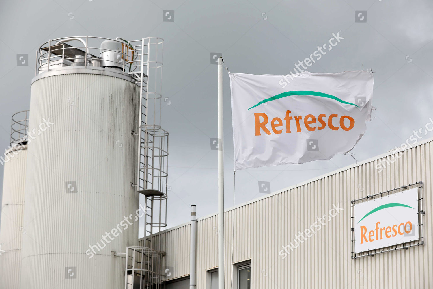 Exterior Factory Refresco Boegraven Netherlands 03 Editorial Stock ...