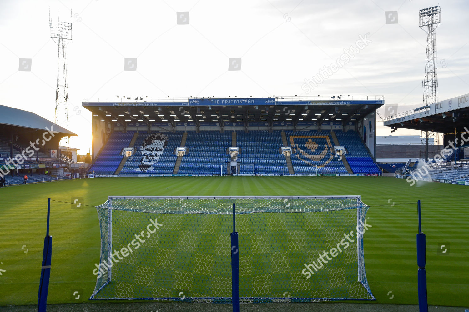 Fratton Park Fratton End During Efl Editorial Stock Photo - Stock Image ...