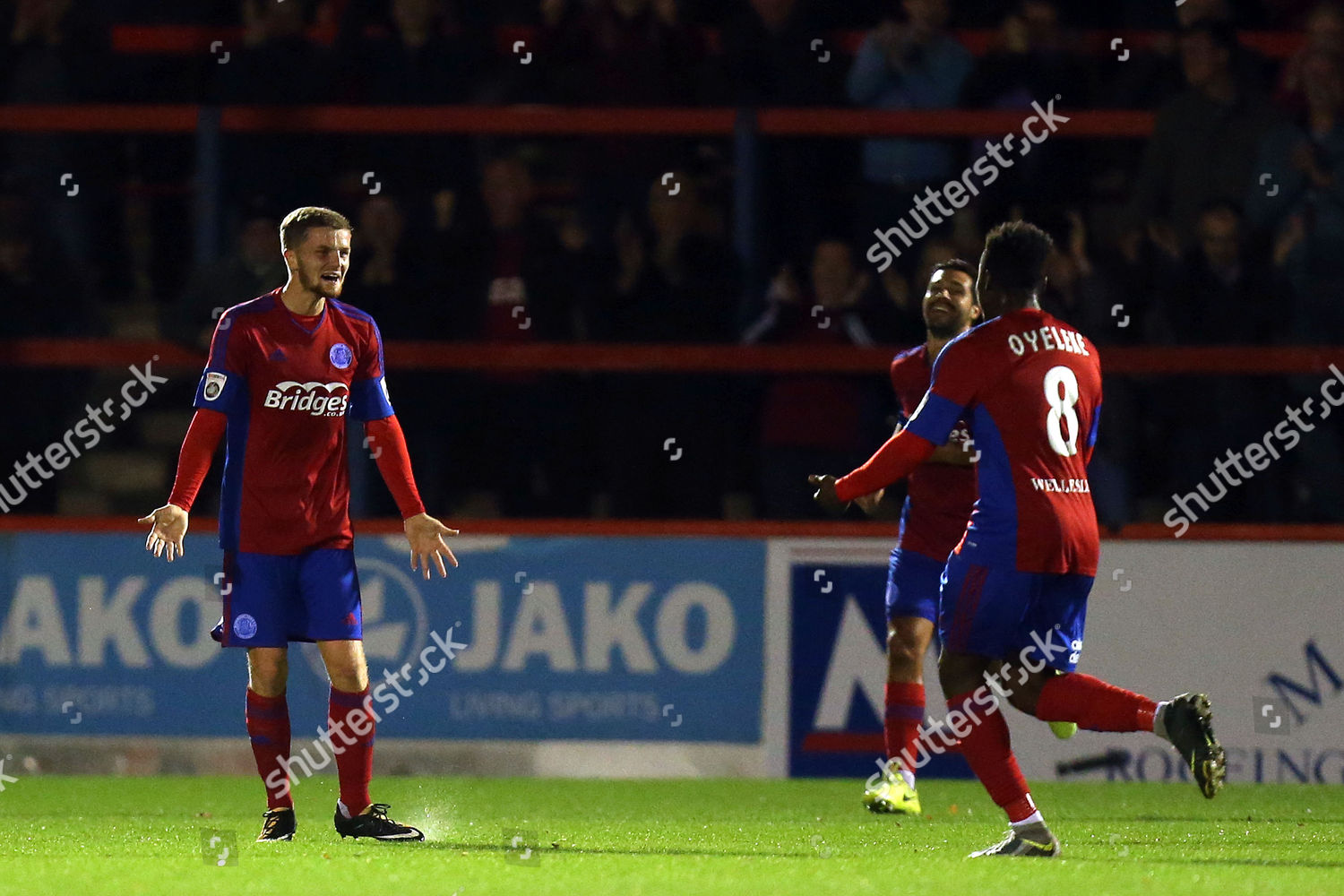 Adam Mcdonnell Aldershot Town Celebrates Scoring Editorial Stock Photo ...