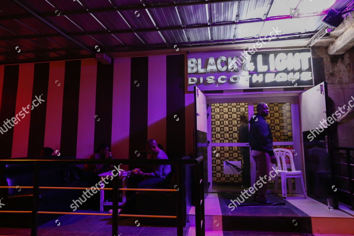Exterior View Black Light Discotheque Abidjan Editorial Stock Photo ...