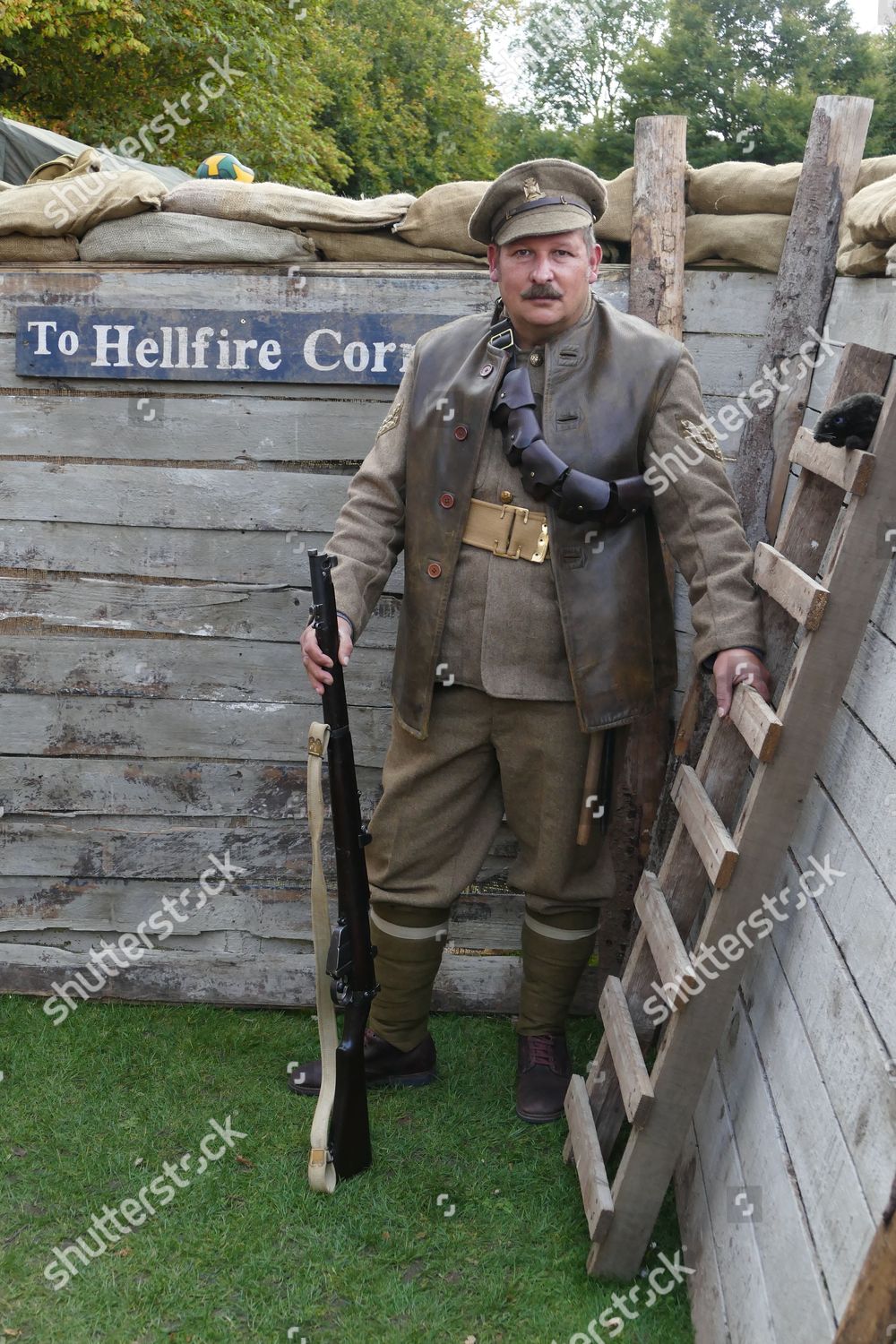 Soldiers Hellfire Corner Trenches Editorial Stock Photo - Stock Image ...
