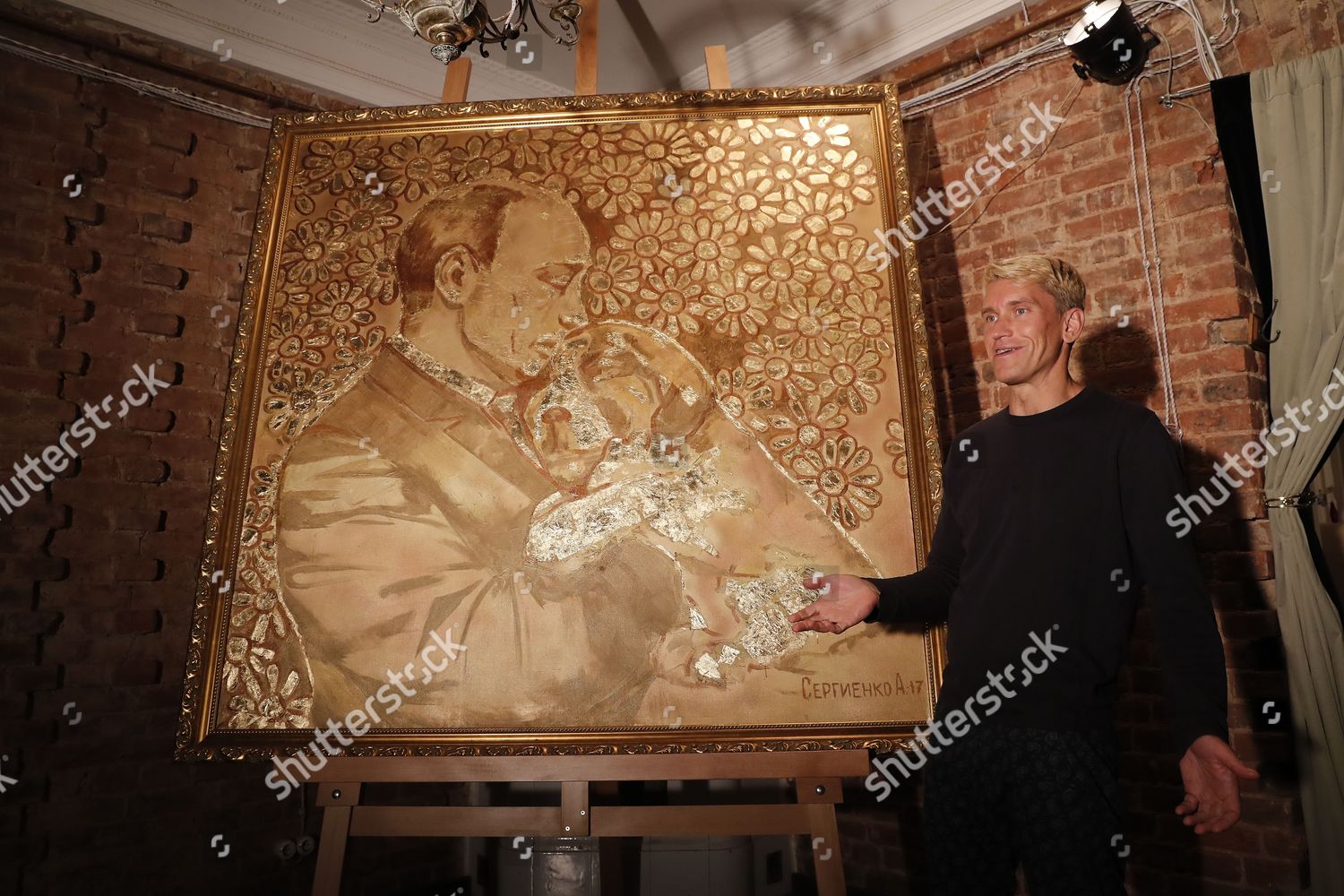 Russian Artist Alexey Sergienko Poses Photographs Editorial Stock Photo ...