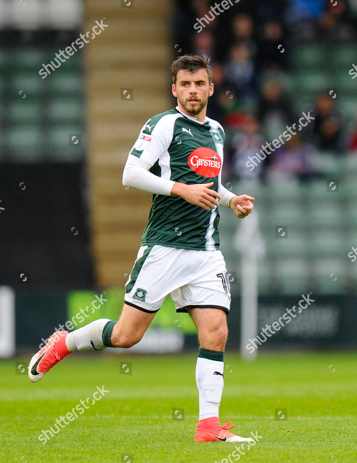 Graham Carey 10 Plymouth Argyle During Editorial Stock Photo - Stock ...