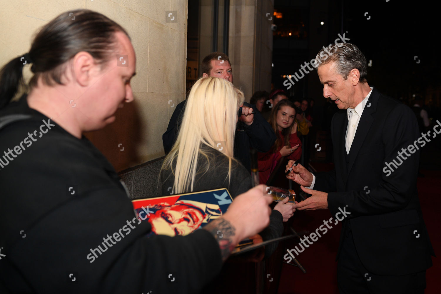 Peter Capaldi Signs Autograph Editorial Stock Photo - Stock Image ...
