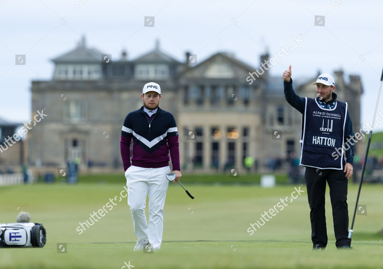 Tyrrell Hatton His Caddie Jonathan Bell Editorial Stock Photo - Stock ...
