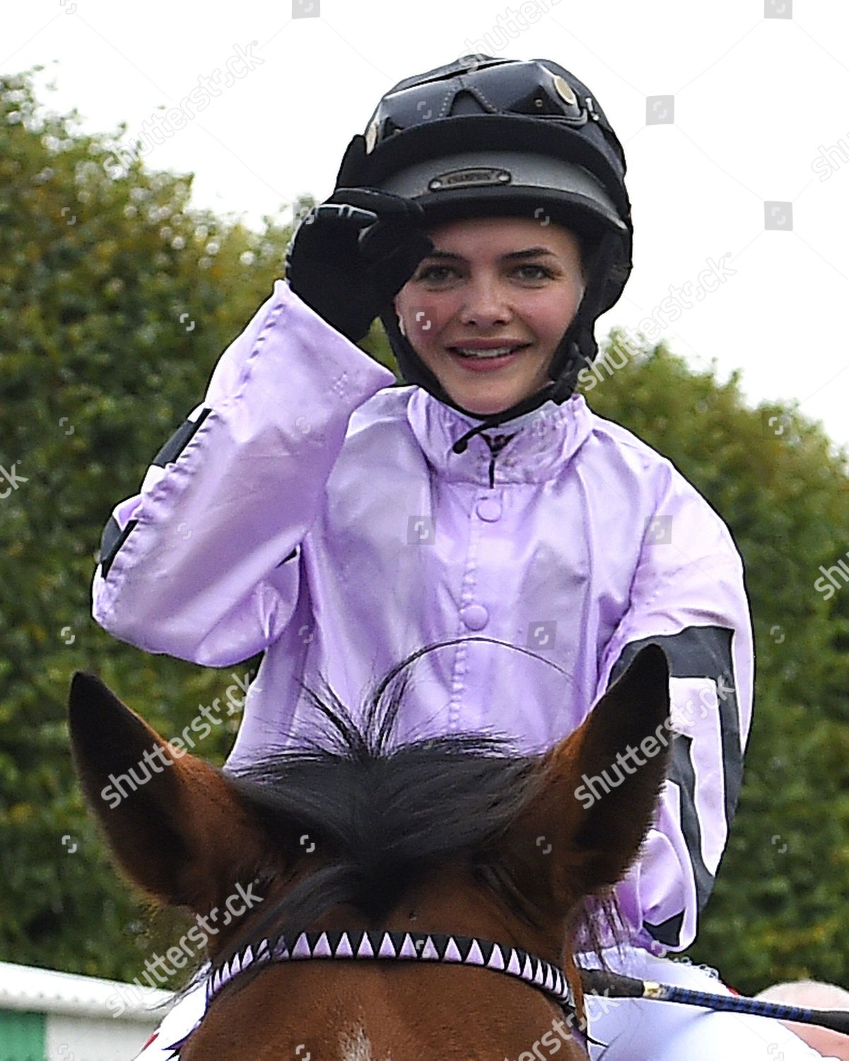 Jockey Megan Nicholls Acknowledges Owners Moabit Editorial Stock Photo - Stock Image | Shutterstock