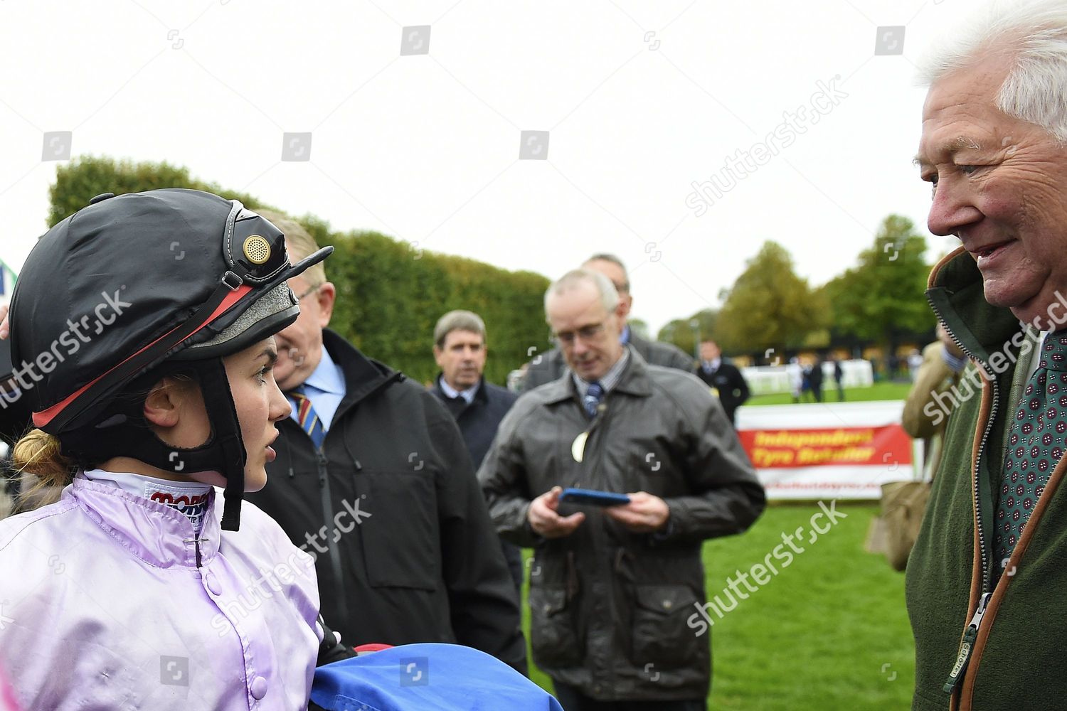 Jockey Megan Nicholls Speaks Connection Moabit Editorial Stock Photo - Stock Image | Shutterstock