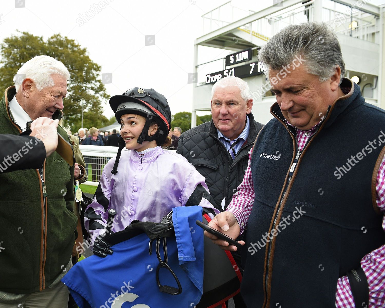 Megan Nicholls Jockey Moabit Talks Owner Editorial Stock Photo - Stock Image | Shutterstock