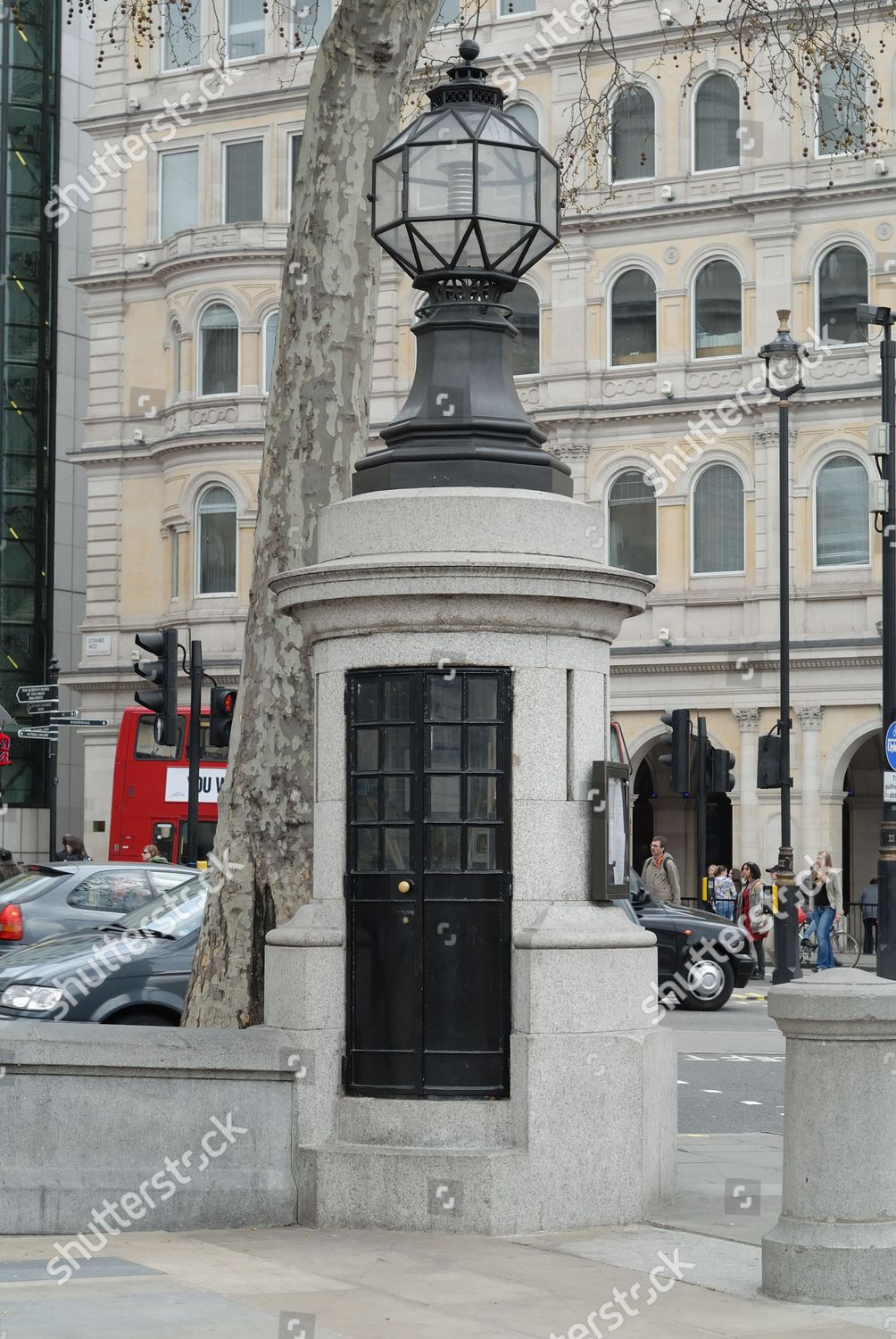 Britains Smallest Police Station Trafalgar Square Editorial Stock Photo ...