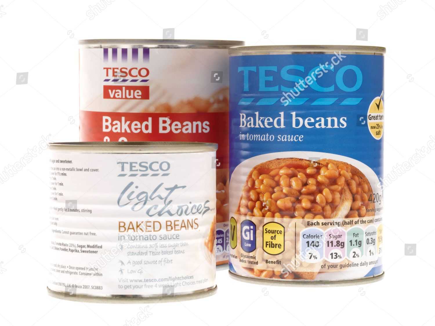 Tins Tesco Baked Beans Editorial Stock Photo - Stock Image | Shutterstock