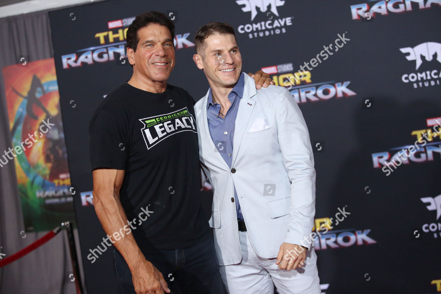 Lou Ferrigno Son Lou Ferrigno Jr Editorial Stock Photo - Stock Image ...