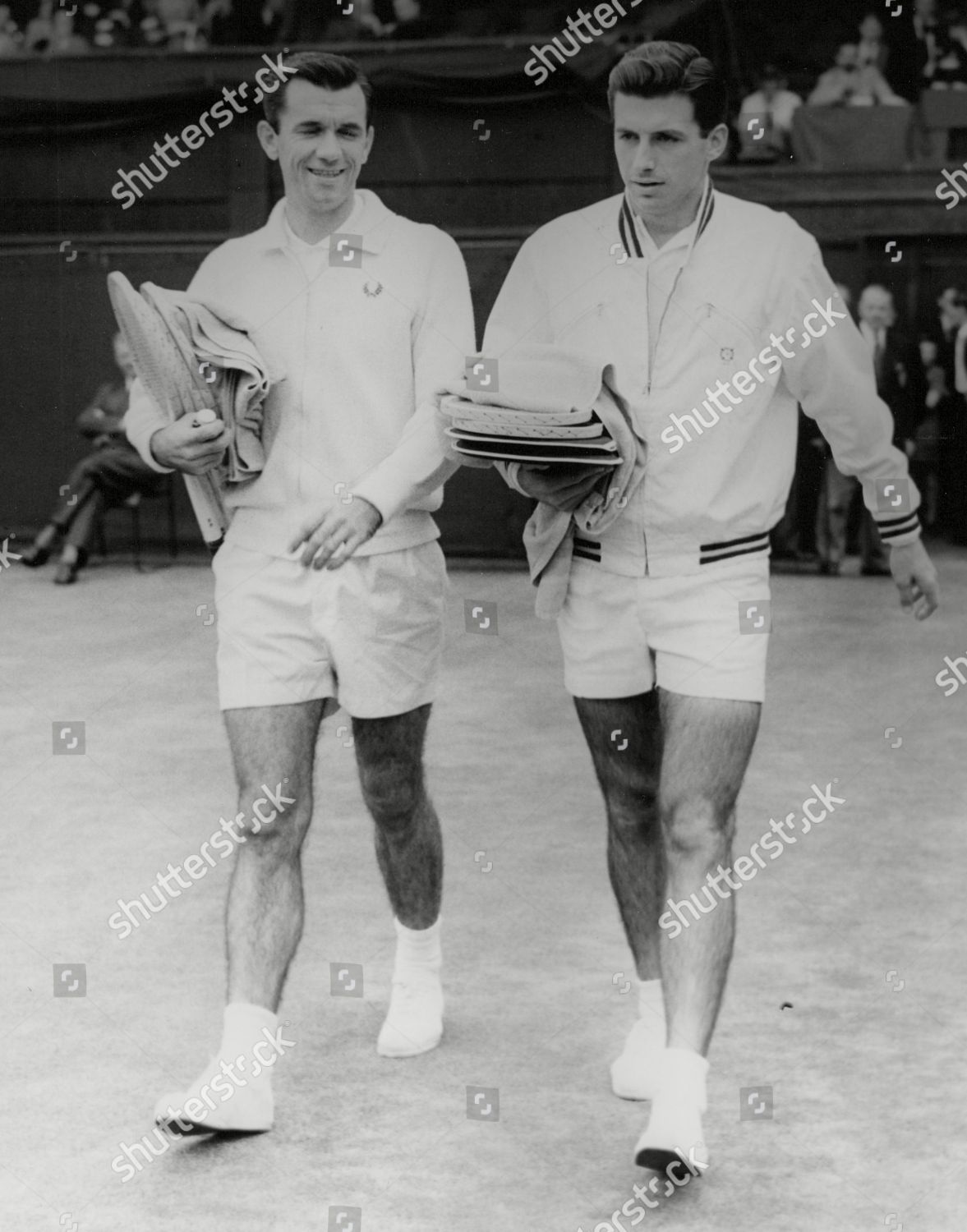 Australian Tennis Players Mervyn Rose Ashley Editorial Stock Photo ...