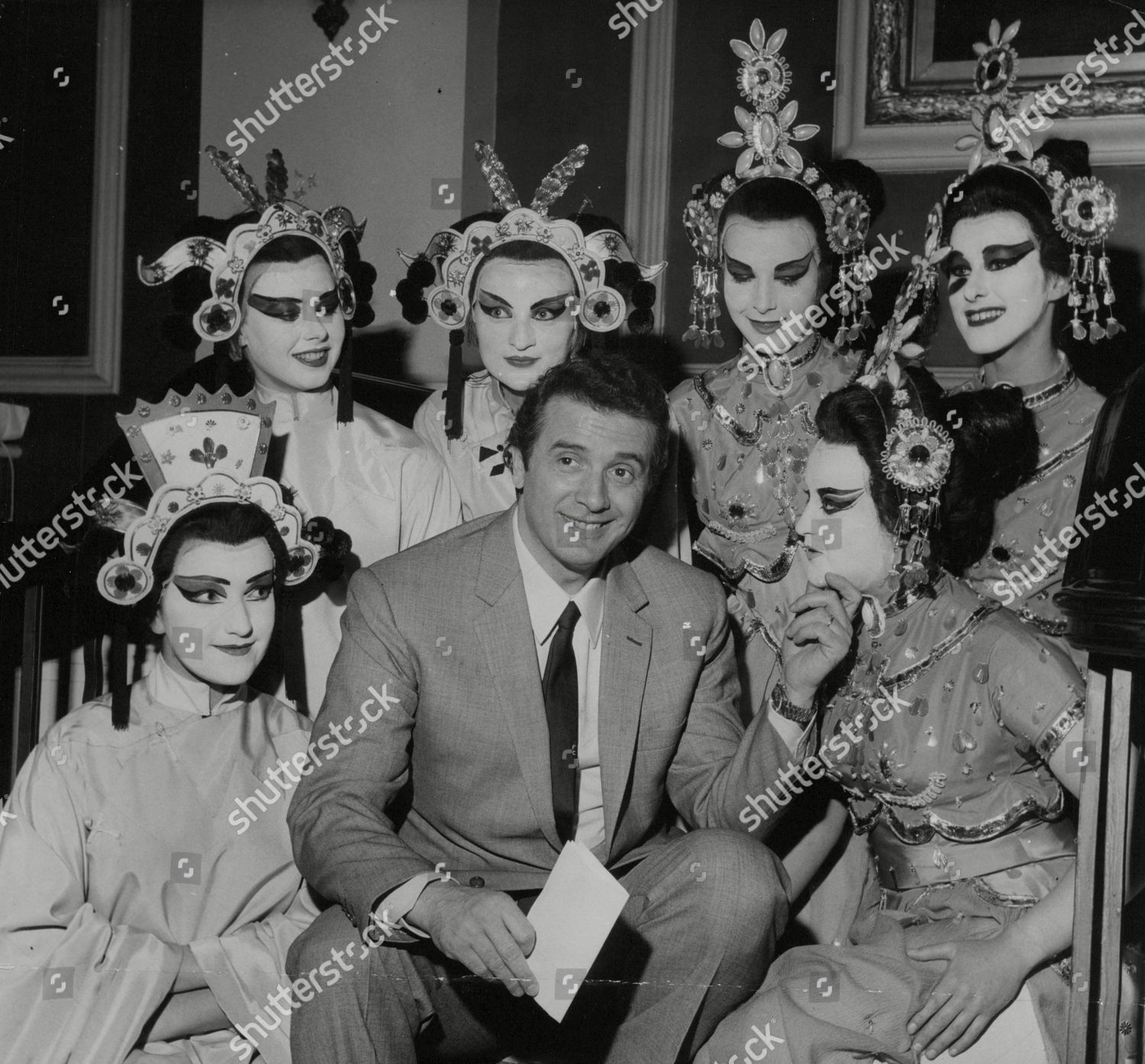 FRANCO CORELLI OPERA SINGER MEETS GIRLS Editorial Stock Photo - Stock ...
