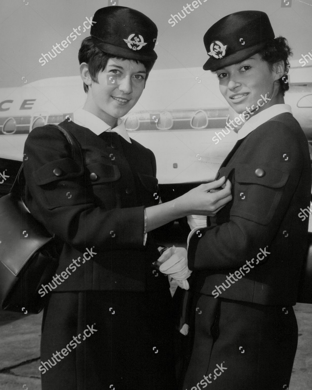 Air France Air Hostesses Monique Courtaud Editorial Stock Photo - Stock ...