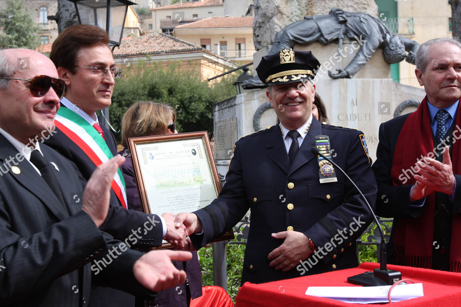 Chief Nypd Joseph Esposito Mayor Padula Editorial Stock Photo - Stock ...