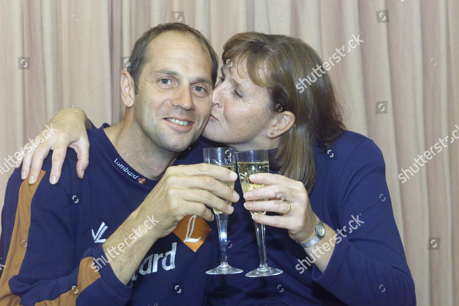 Steve Redgrave Celebrating His Wife Ann Editorial Stock Photo - Stock ...