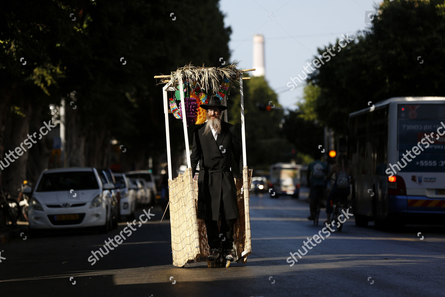Ultraorthodox Jewish Shai Shuruk On Roller Editorial Stock Photo ...