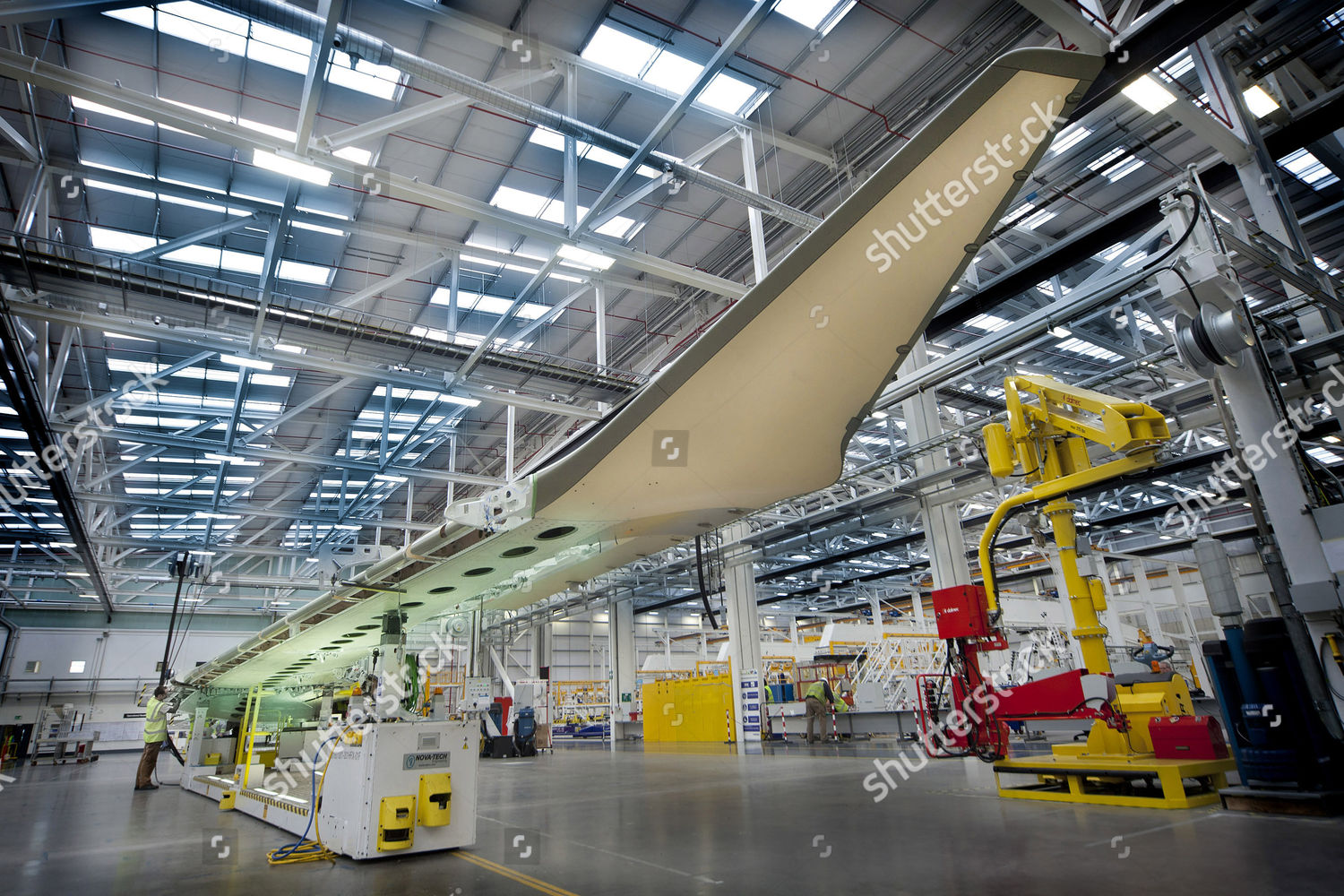 Wing Manufacturing Bombardier Belfast Northern Ireland Editorial Stock ...