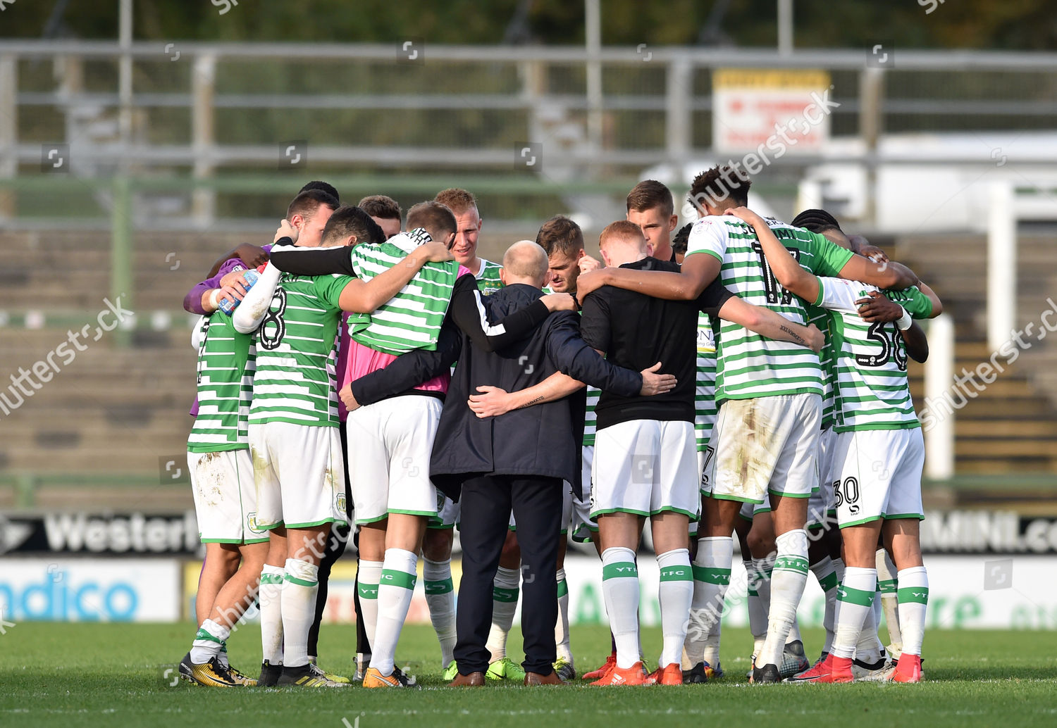 Darren Way Manager Yeovil Town Keeps Editorial Stock Photo - Stock ...