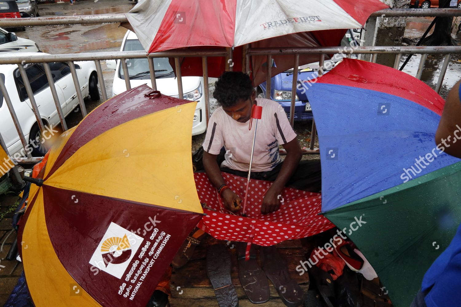 Sri Lankan Cobbler Busy On Pavement Editorial Stock Photo - Stock Image ...