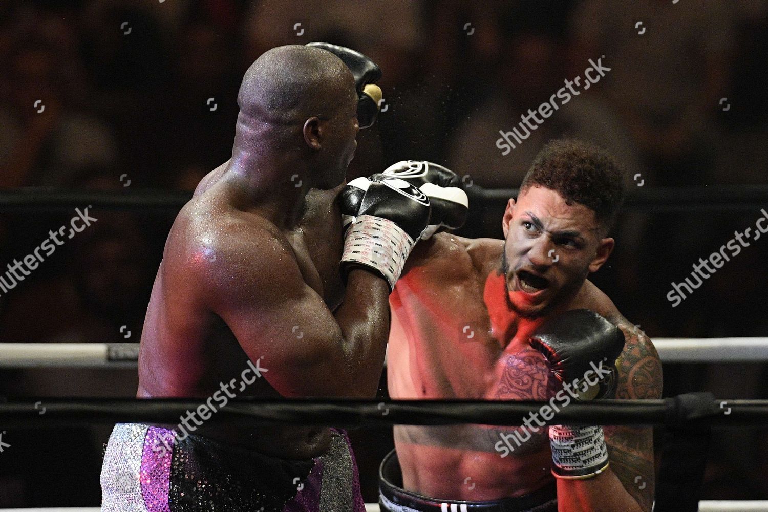 Tony Yoka Jonathan Rice During Their Editorial Stock Photo - Stock ...