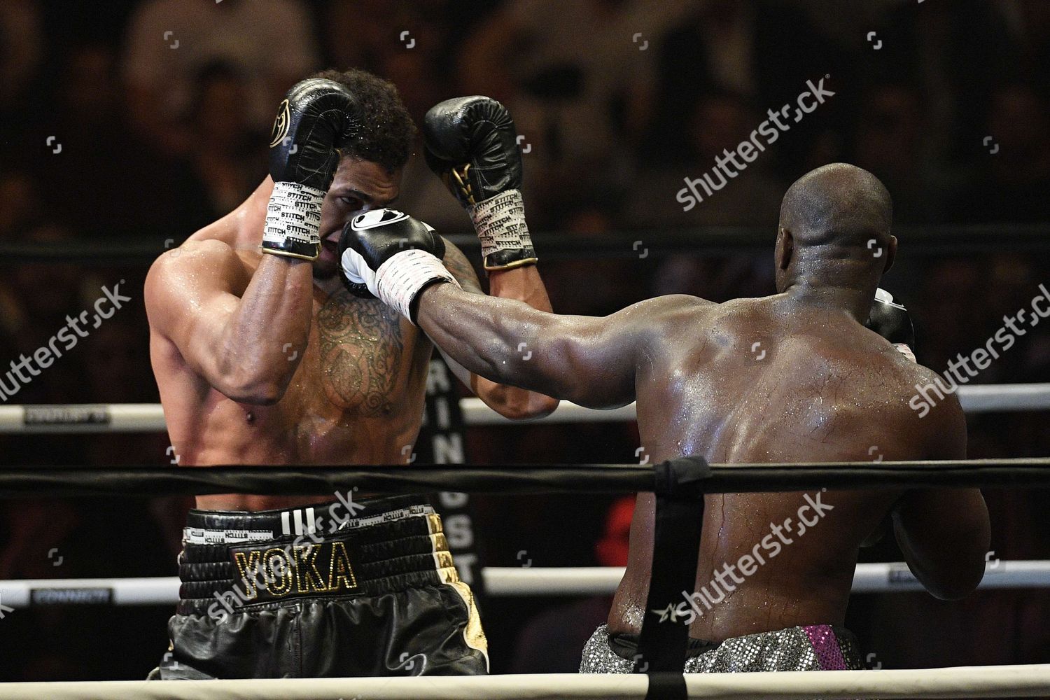 Tony Yoka Jonathan Rice During Their Editorial Stock Photo - Stock ...