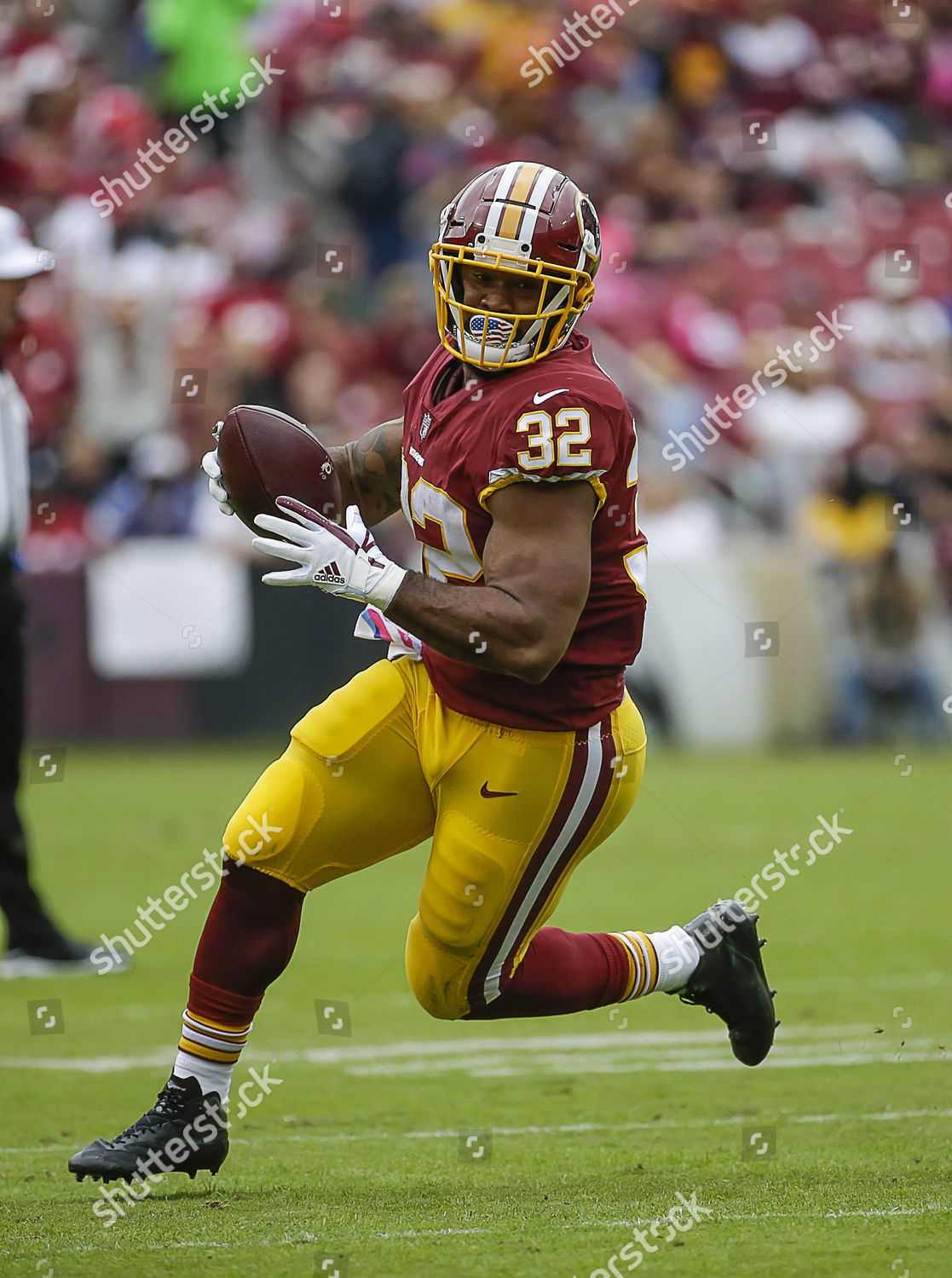Washington Redskins Rb 32 Samaje Perine Editorial Stock Photo - Stock ...