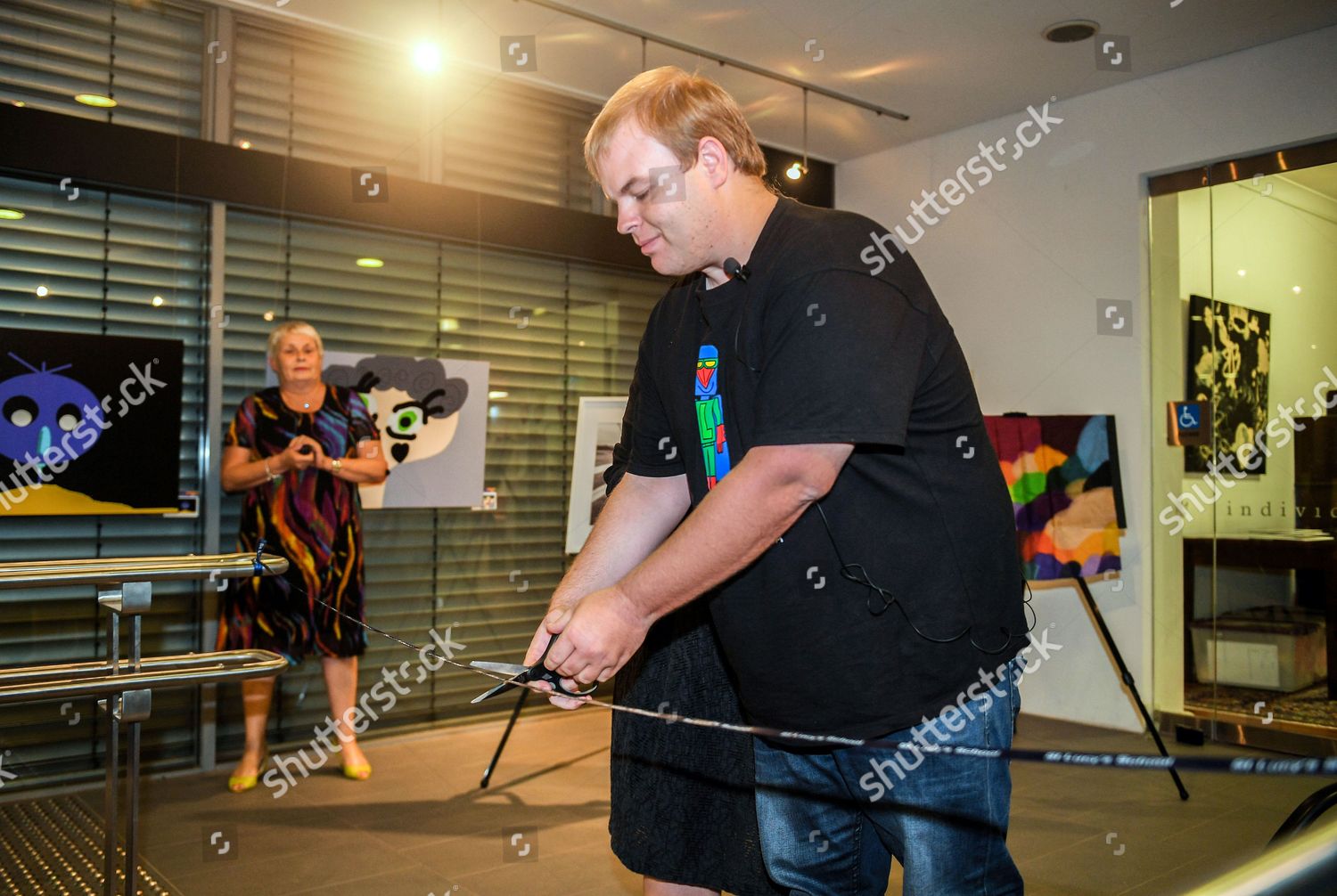 Artist Tim Sharp Opens Art Exhibition Editorial Stock Photo - Stock ...