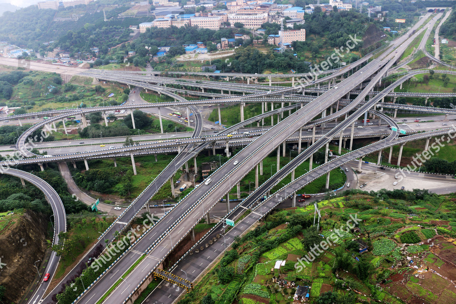 Huangjuewan Overpass Called Most Complicated Overpass Editorial Stock ...