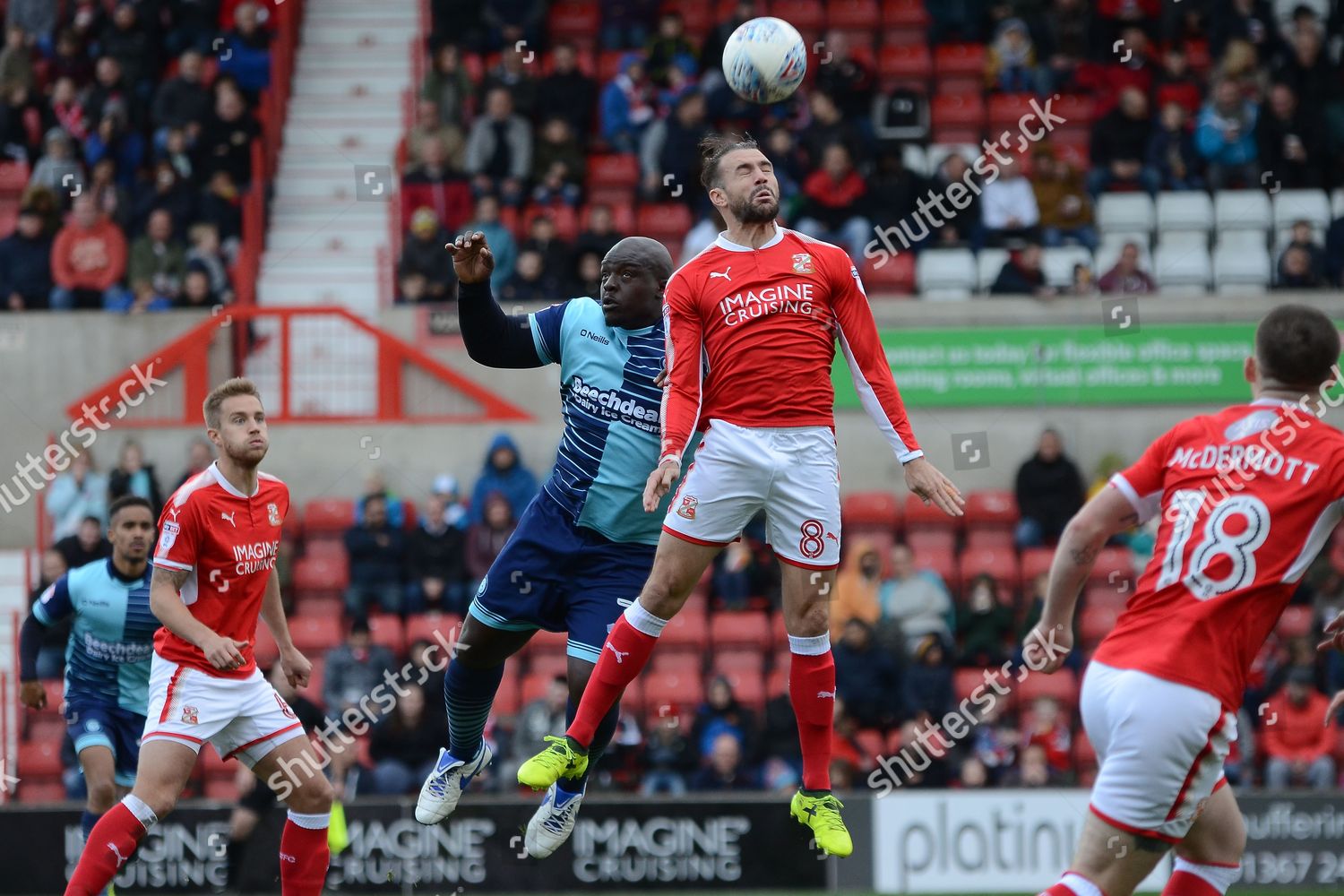 Swindon Town Midfielder James Dunne 8 Editorial Stock Photo - Stock ...