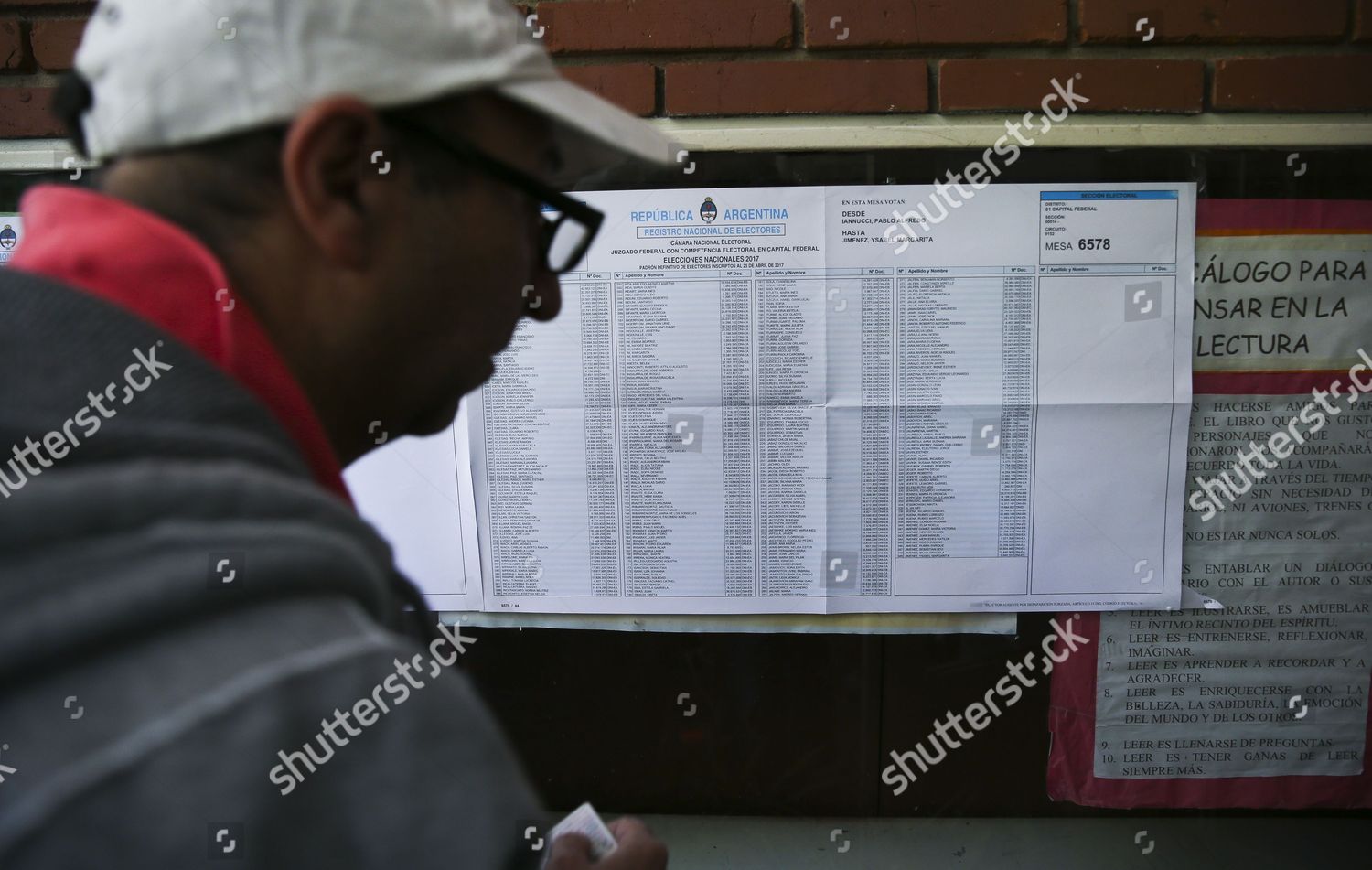People Check List Before Voting Polling Editorial Stock Photo - Stock ...