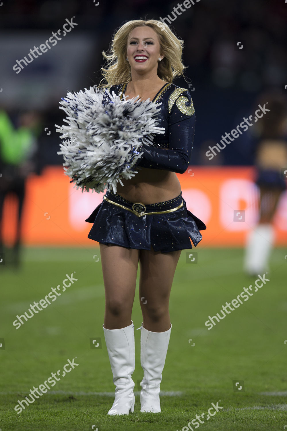 Los Angeles Rams Cheerleaders During International Editorial Stock ...