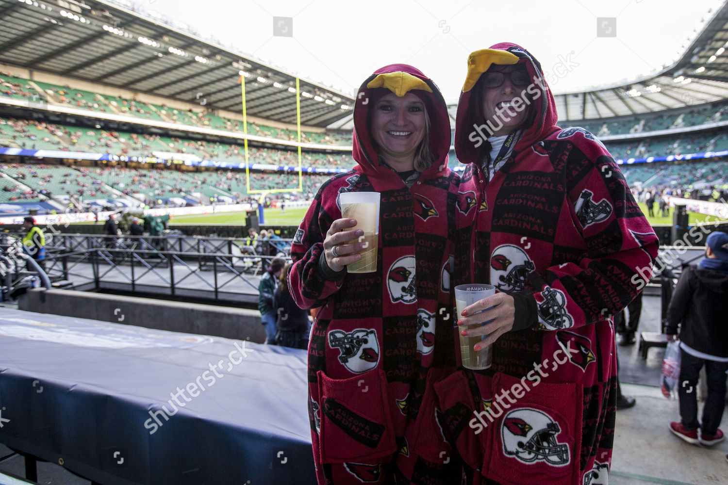 Arizona Cardinals Fans Enjoying Their Pre Editorial Stock Photo - Stock ...