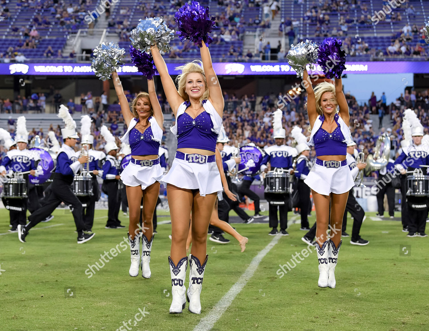 Tcu Showgirls Perform During Ncaa Football Editorial Stock Photo ...