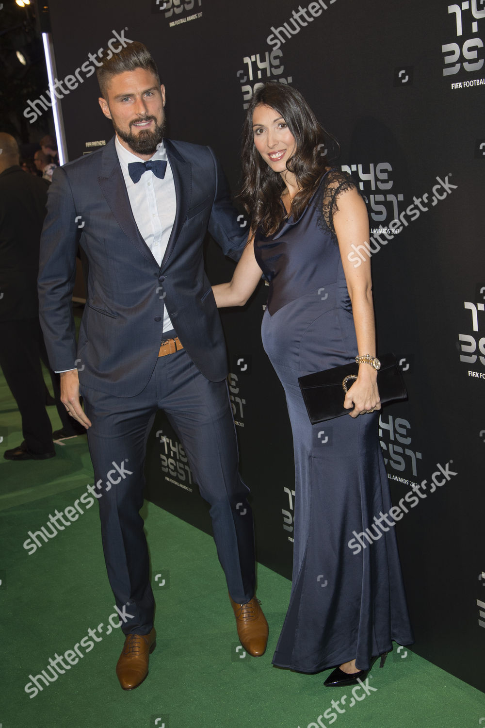 Olivier Giroud Wife Jennifer Giroud Editorial Stock Photo - Stock Image ...