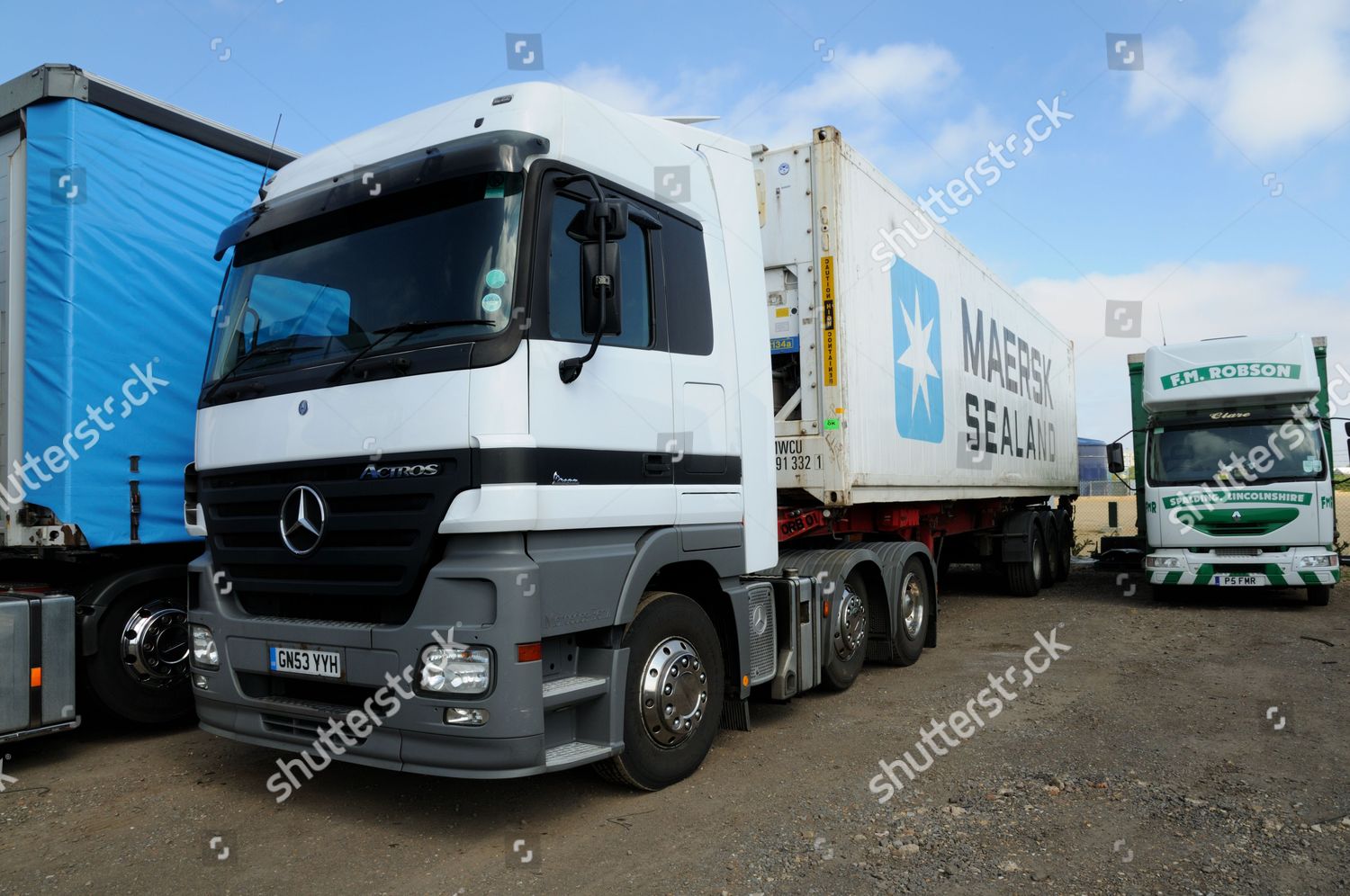 Mercedes Actros Lorry Tractor Unit Shipping Editorial Stock Photo ...