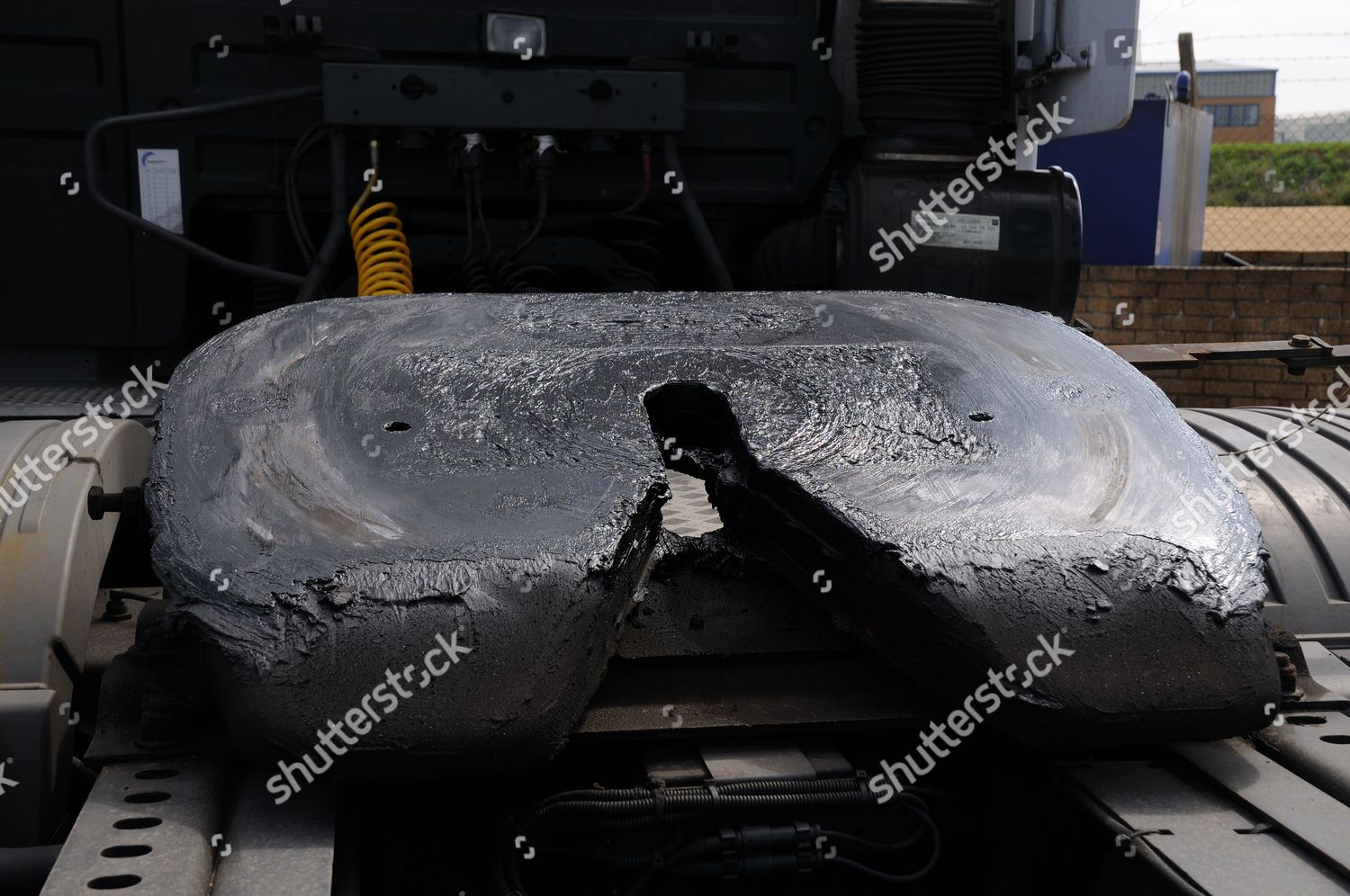 5th Wheel Trailer Coupling On Lorry Editorial Stock Photo - Stock Image ...