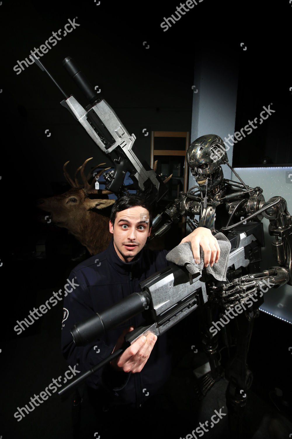 Reece Morrison Poses Terminator Along Other Editorial Stock Photo ...
