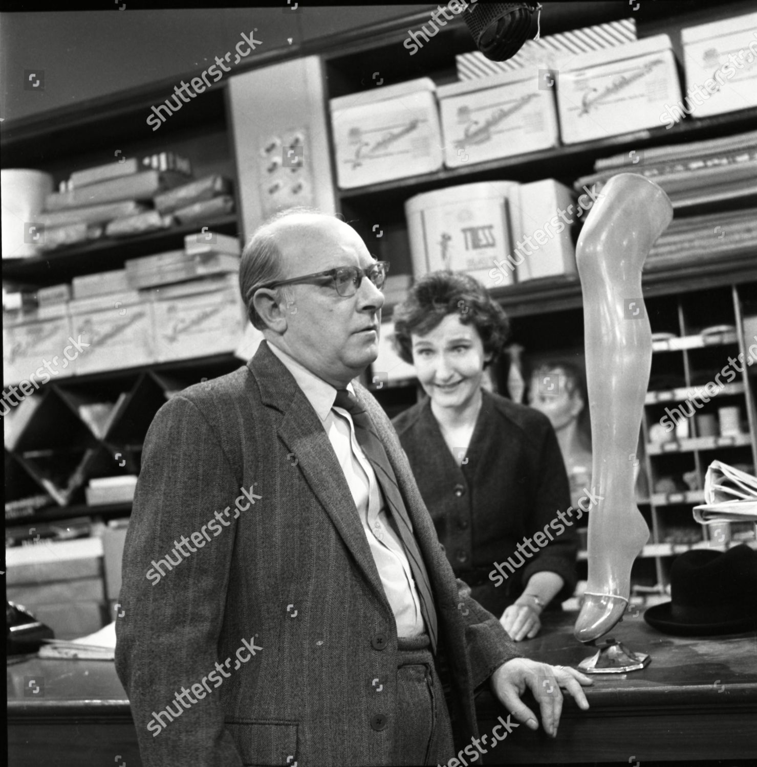 Arthur Lowe Leonard Swindley Eileen Derbyshire Editorial Stock Photo ...