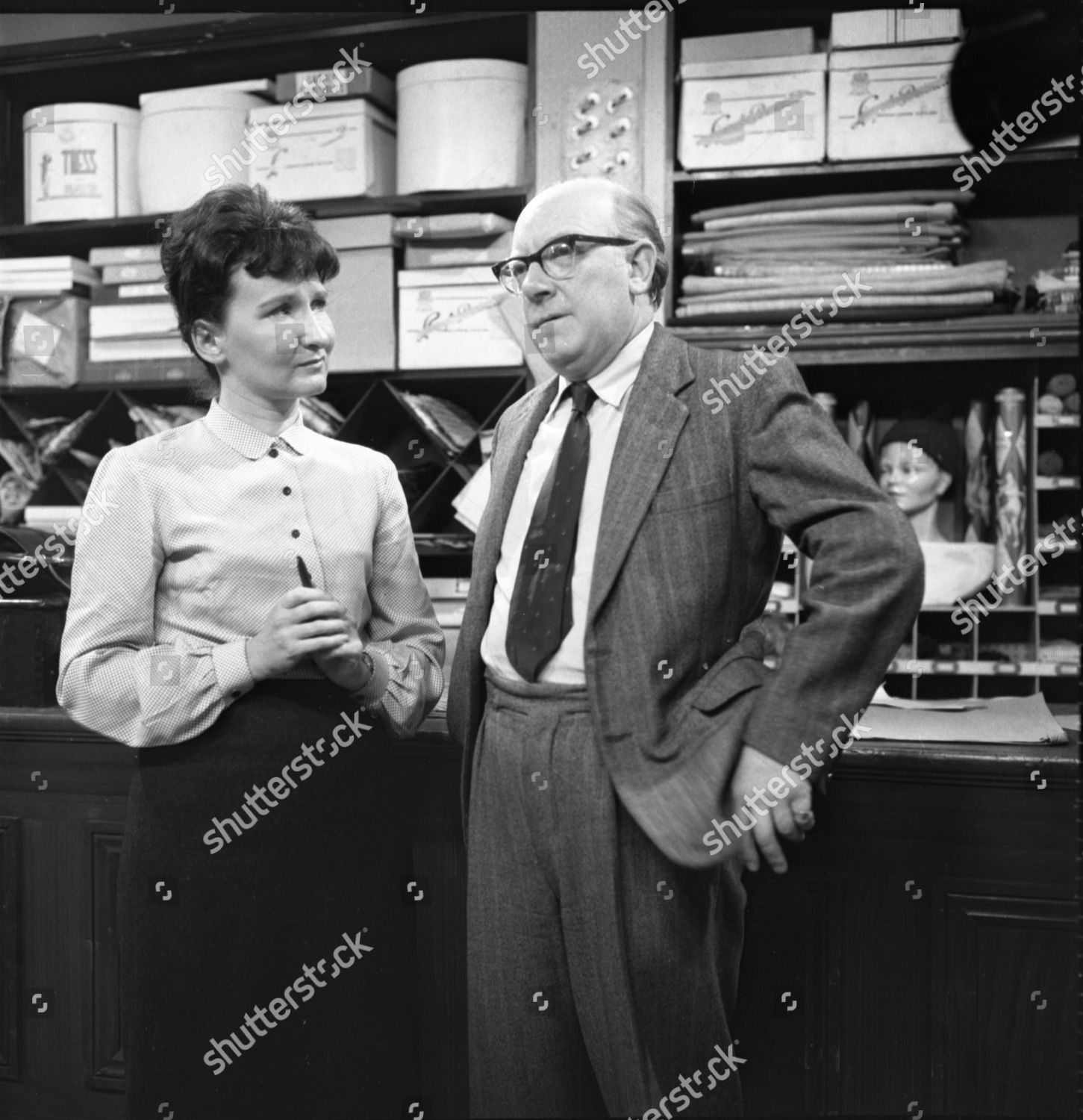 Eileen Derbyshire Emily Nugent Arthur Lowe Editorial Stock Photo ...