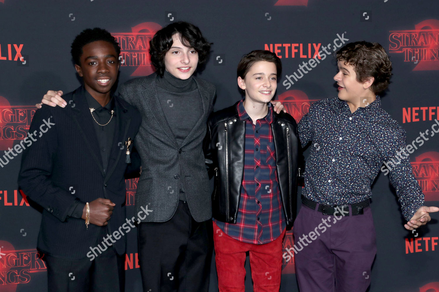 Caleb Mclaughlin Finn Wolfhard Noah Schnapp Editorial Stock Photo - Stock Image | Shutterstock