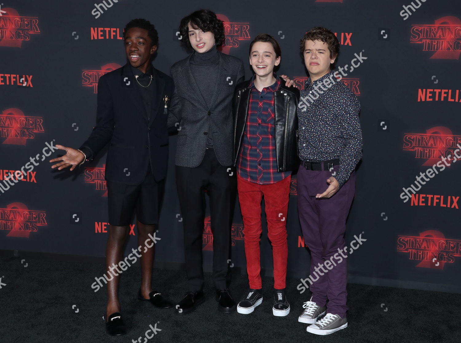 Caleb Mclaughlin Finn Wolfhard Noah Schnapp Editorial Stock Photo - Stock Image | Shutterstock