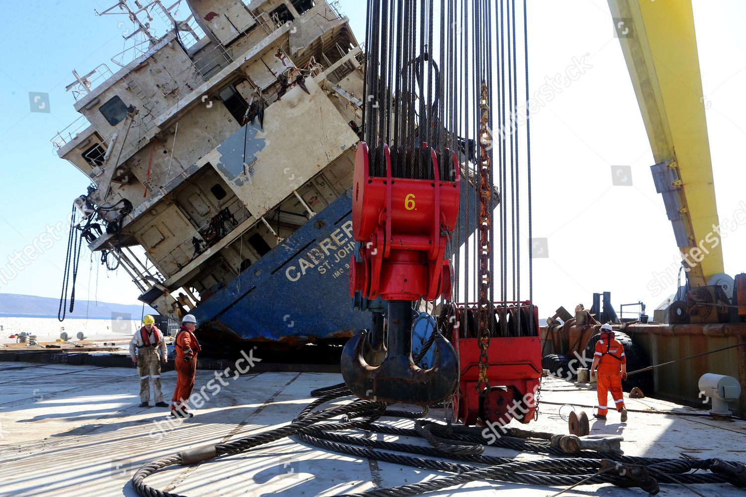 Part Cargo Vessel Cabrera Shipwreck Being Editorial Stock Photo - Stock ...