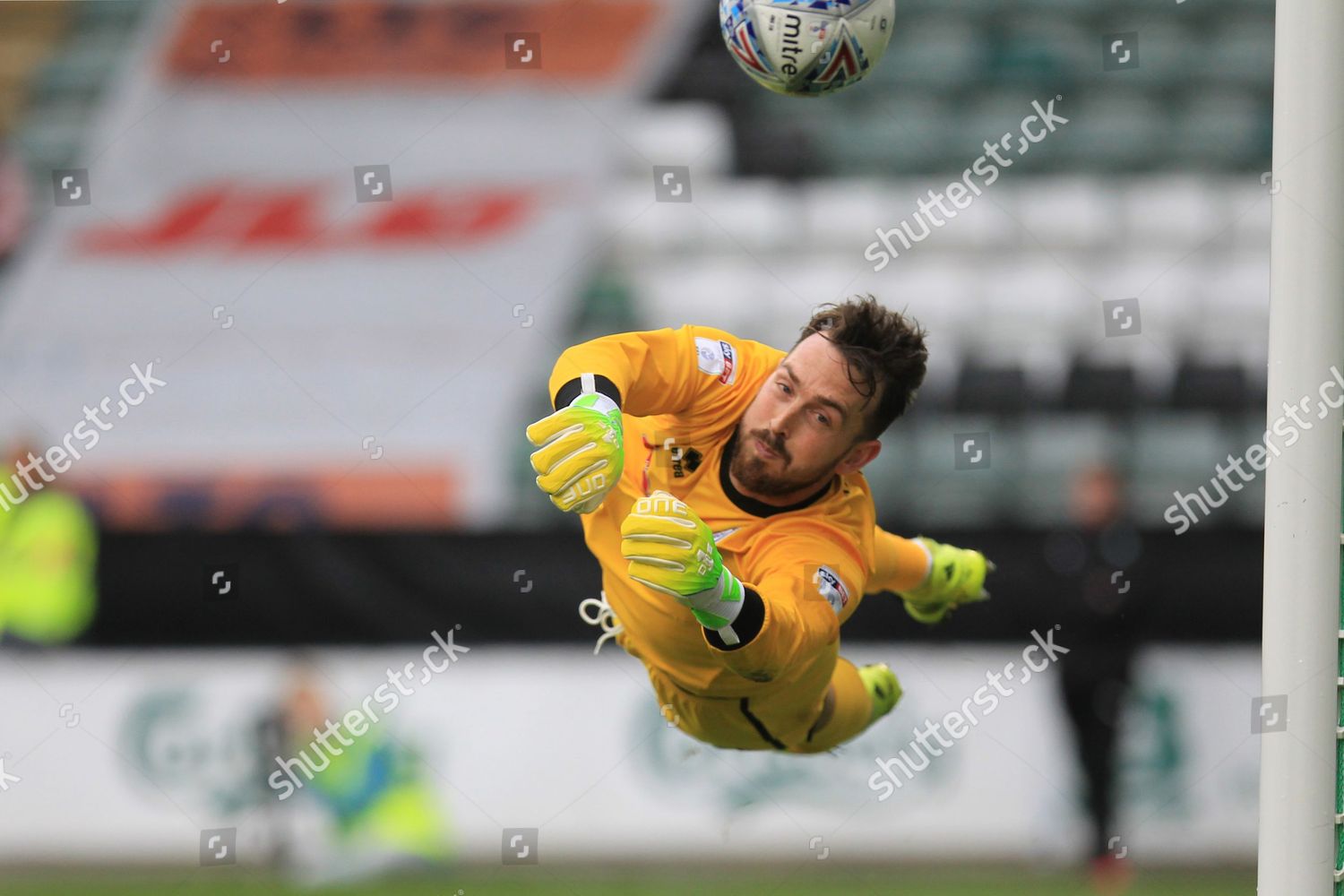 Josh Lillis Finger Tip Save During Editorial Stock Photo - Stock Image ...