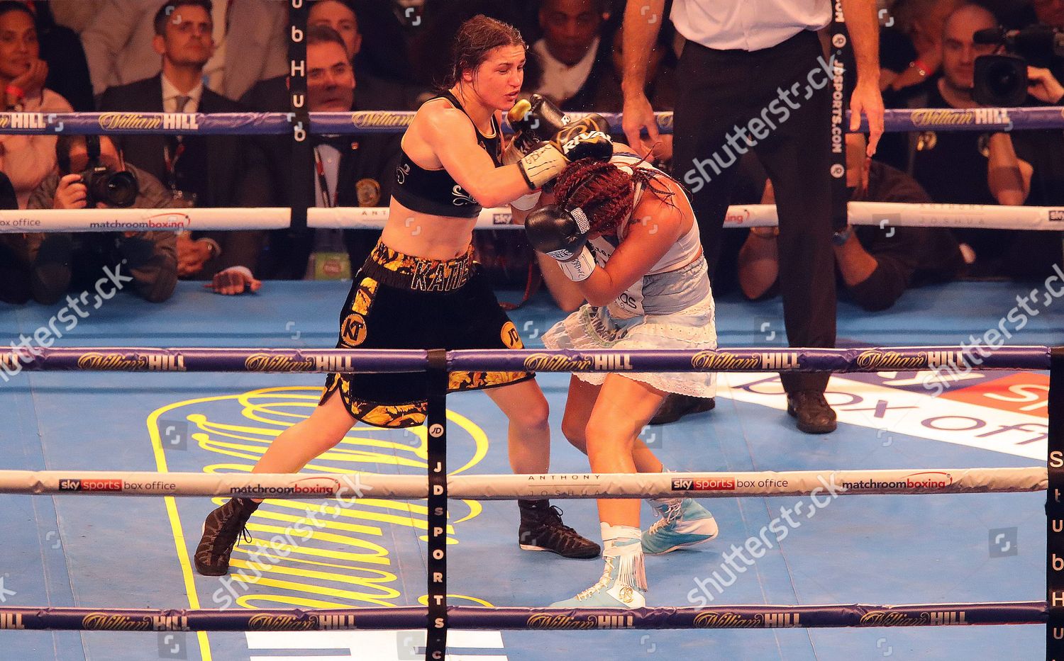 Katie Taylor Fights Anahi Sanchez Editorial Stock Photo - Stock Image ...