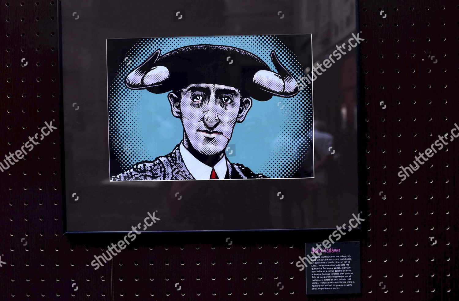 Artwork Depicting Spanish Bullfighter Manolete 19171947 Editorial Stock ...