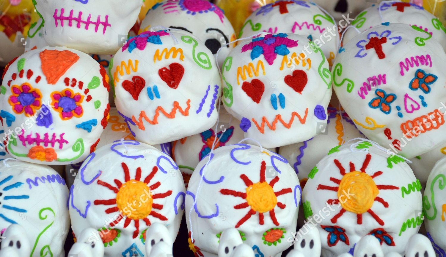 Traditional Candy Made Sugar Skull Shape Editorial Stock Photo - Stock ...