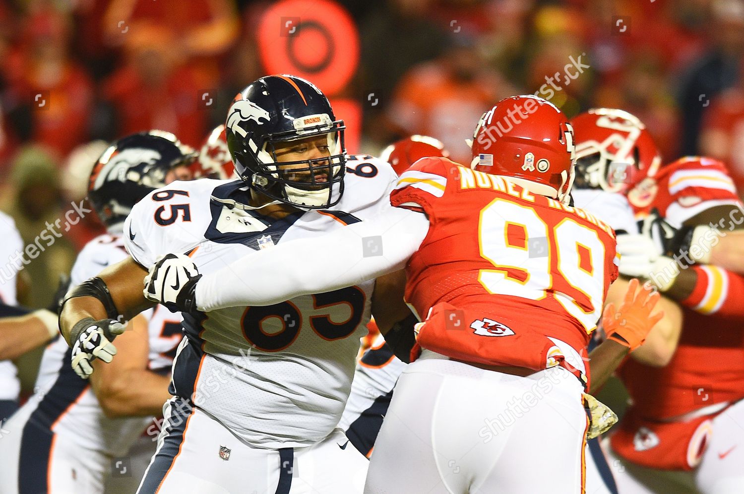 Denver Broncos Offensive Guard Ronald Leary Editorial Stock Photo ...