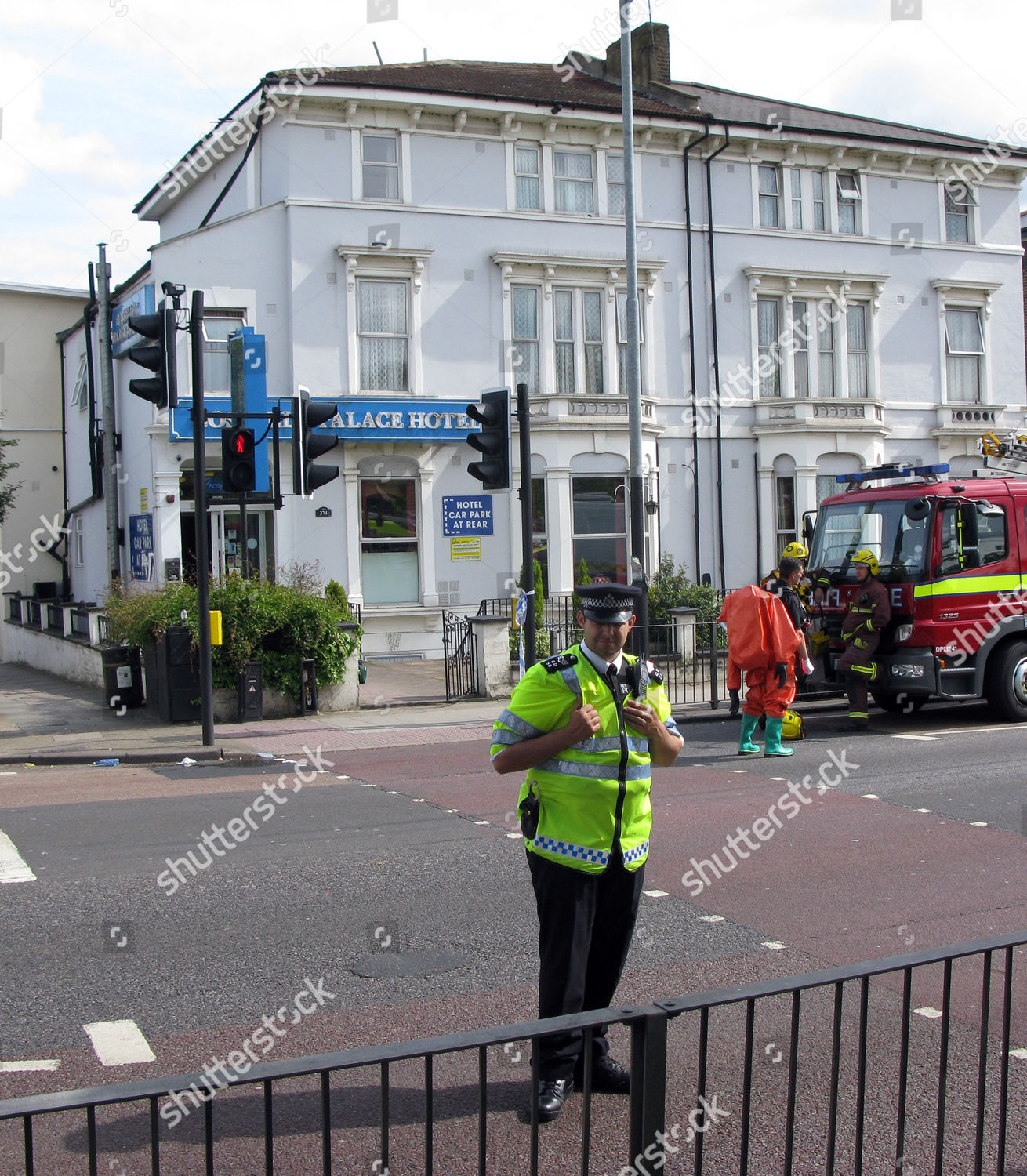 Emergency Services Crews Scene Editorial Stock Photo - Stock Image ...