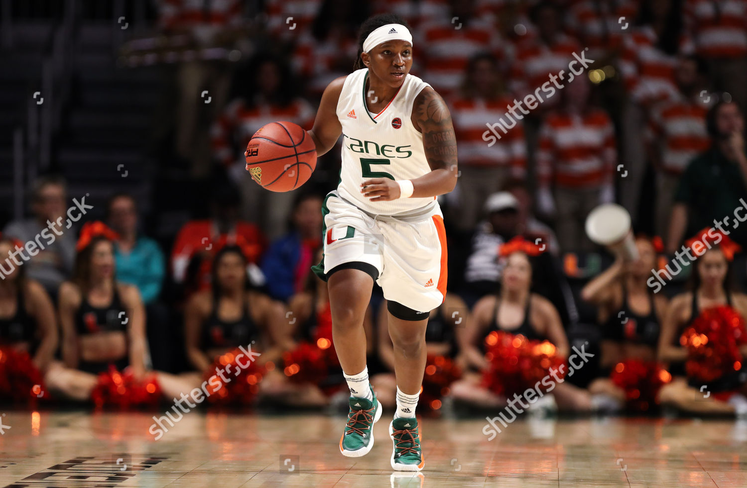 Miami Hurricanes Guard Mykea Gray 5 Editorial Stock Photo - Stock Image ...